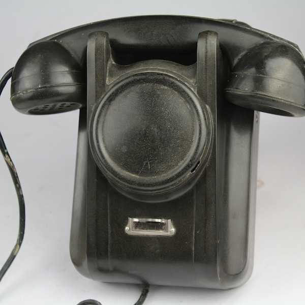 Black Bakelite Phone - Etsy