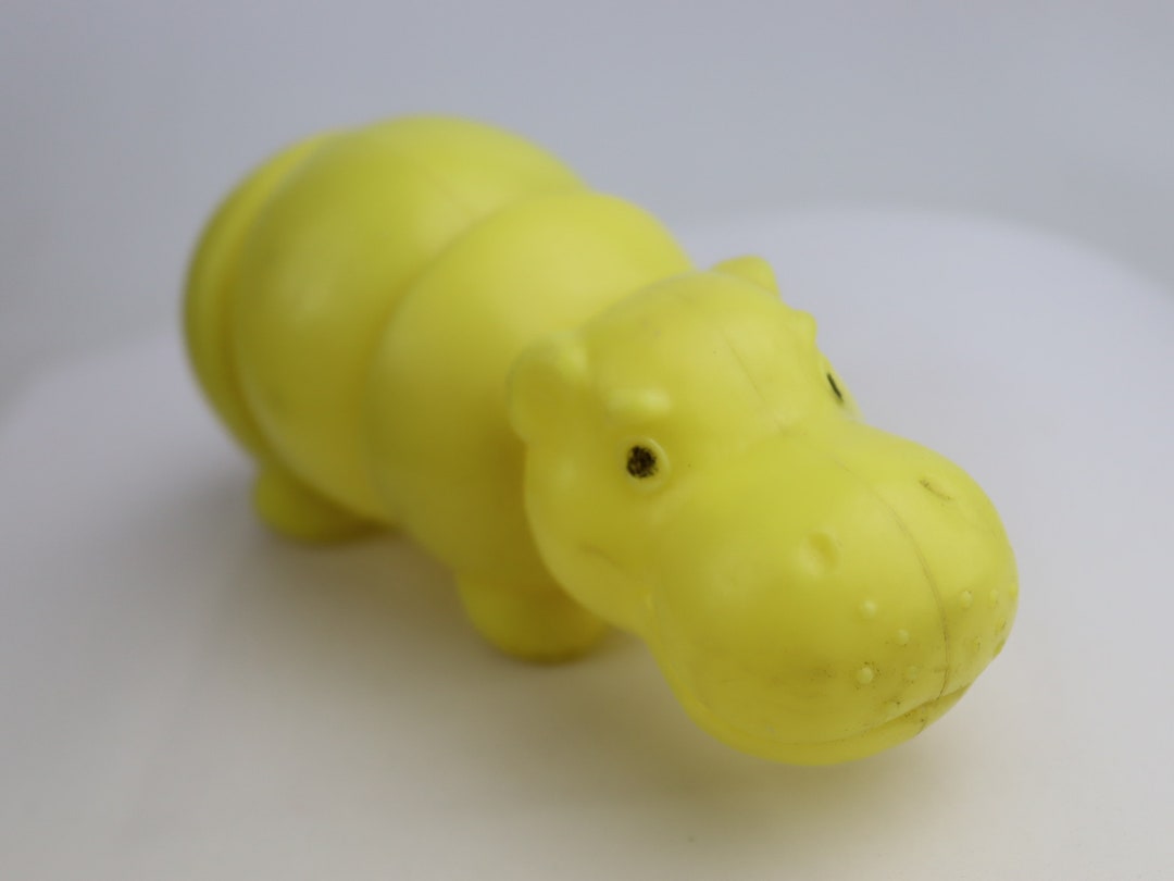 Rare Soviet Plastic Hippopotamus Toy. Soviet Toy. Vintage Toy. Soviet ...