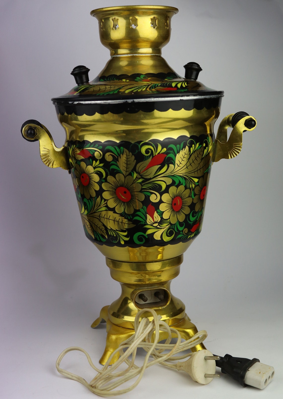 1985 Soviet Hand-painted Samovar. Soviet Samovar. Hand-painted - Etsy