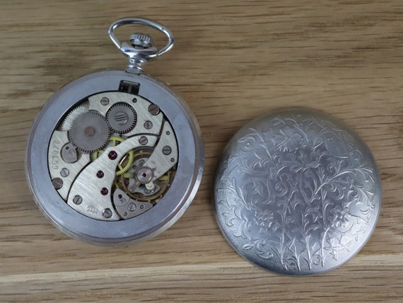 1992 New Rare pocket watch Molnija with native box, S… - Gem