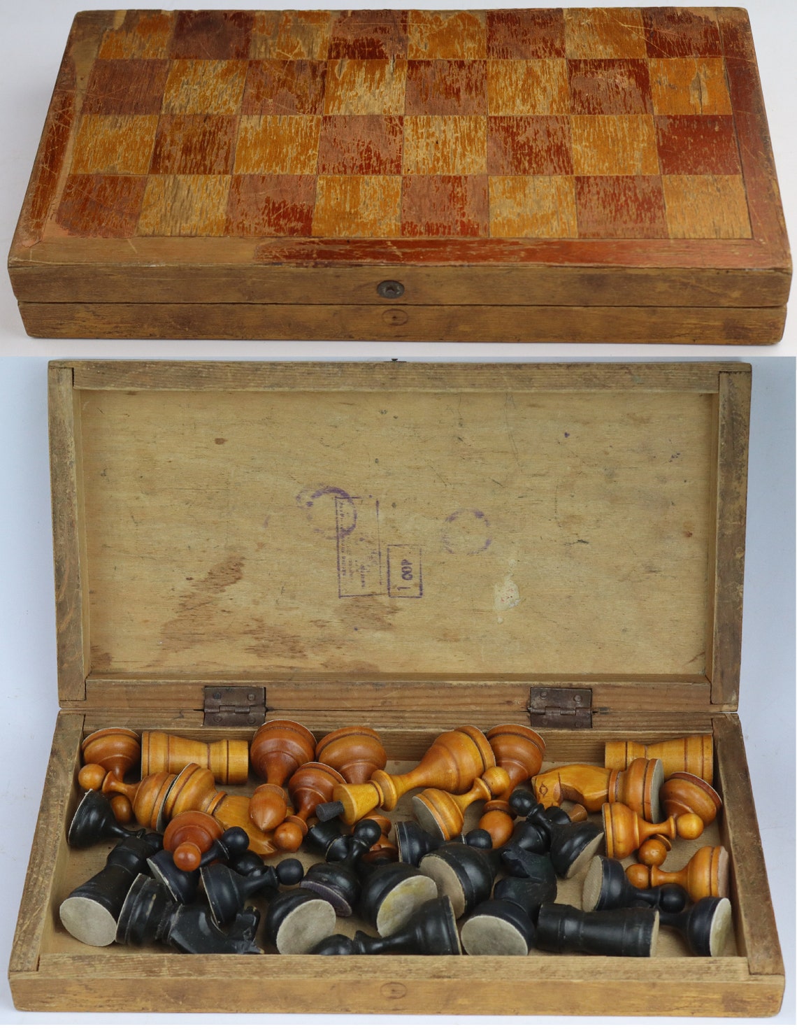 Soviet Chess Set Chess USSR Vintage Chess Wooden Chess Set - Etsy