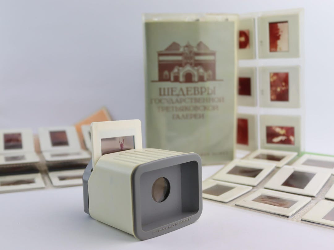 1990 Soviet Slide Viewer Picture Tretyakov Gallery Moscow Russia ...