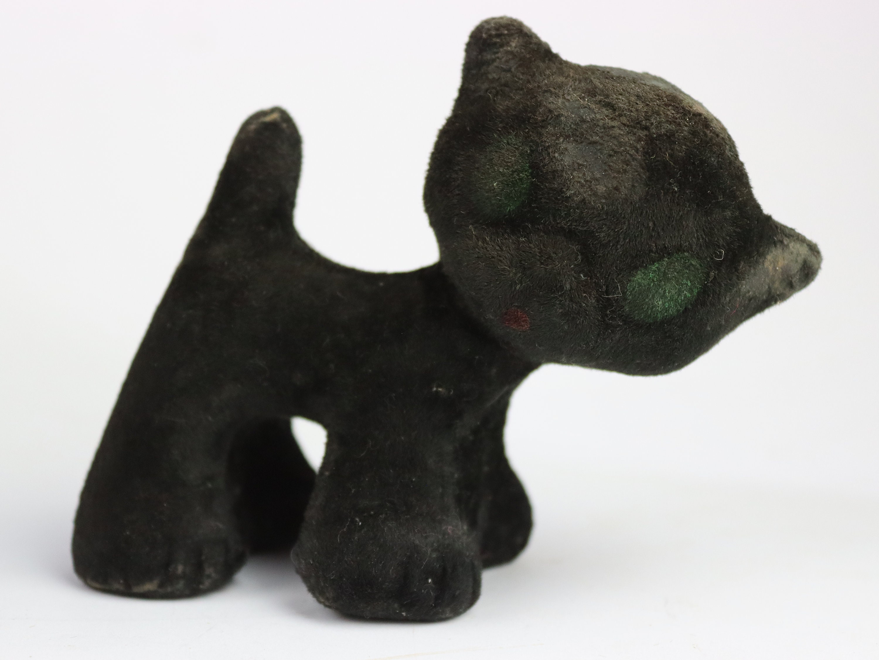 Rare Soviet Soft Polymer Toys Cat and Mouse Flocking Toy - Etsy