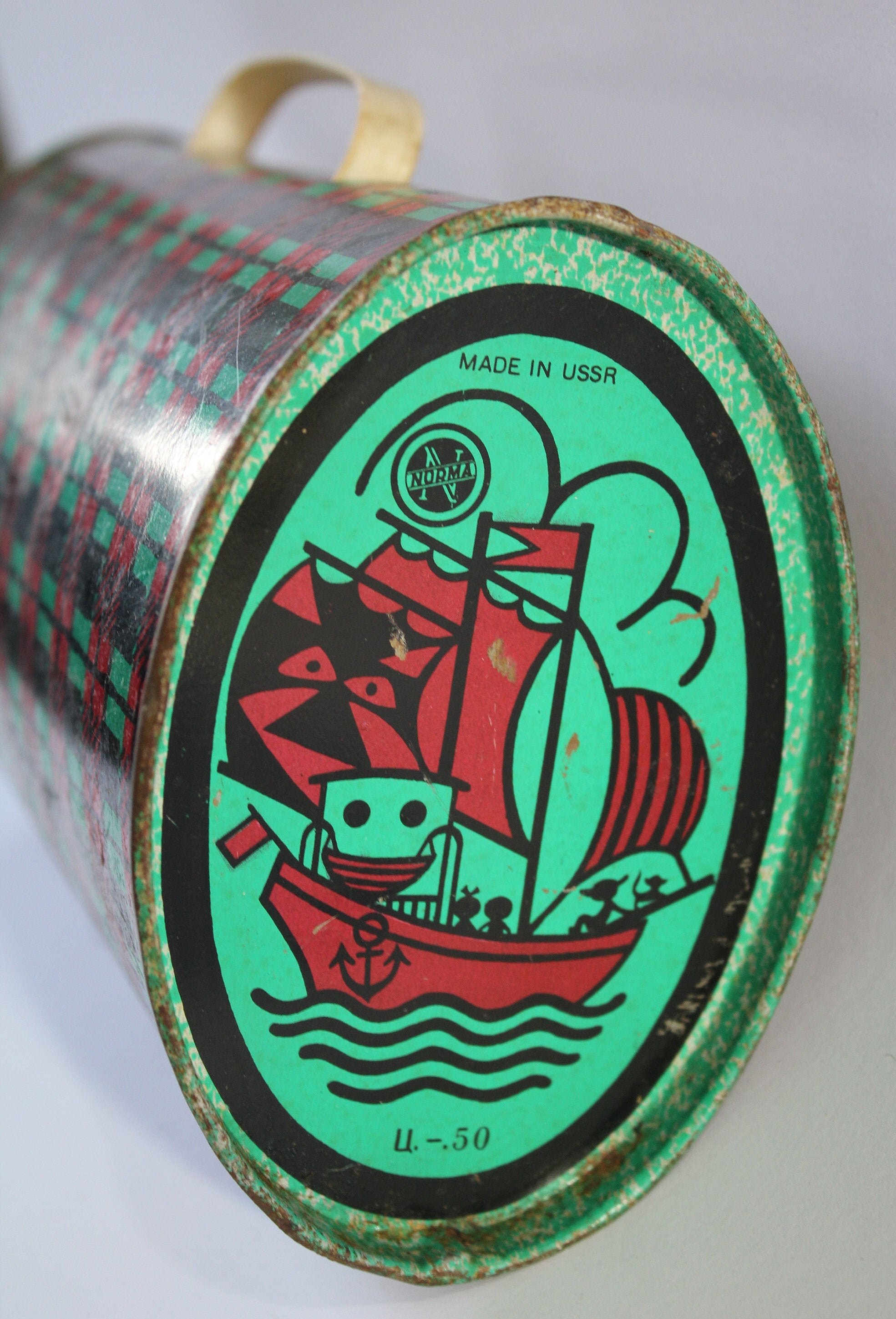 Soviet Lunchbox Vintage Tin Toy Bag Lunch Box Kids Bag Tin | Etsy