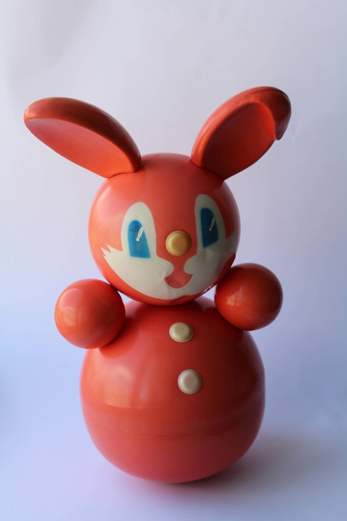 Big Roly-poly Rabbit. Soviet Roly-poly. Nevalyashka USSR - Etsy