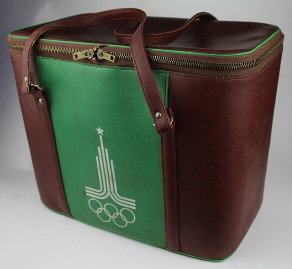 Rare Soviet Olympic cooler bag, picnic bag, travel ba… - Gem