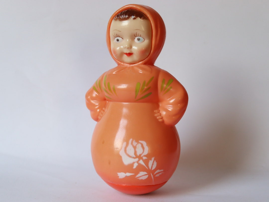 Rare Middle Red Roly-poly. Soviet Roly-poly. Nevalyashka USSR 60's ...