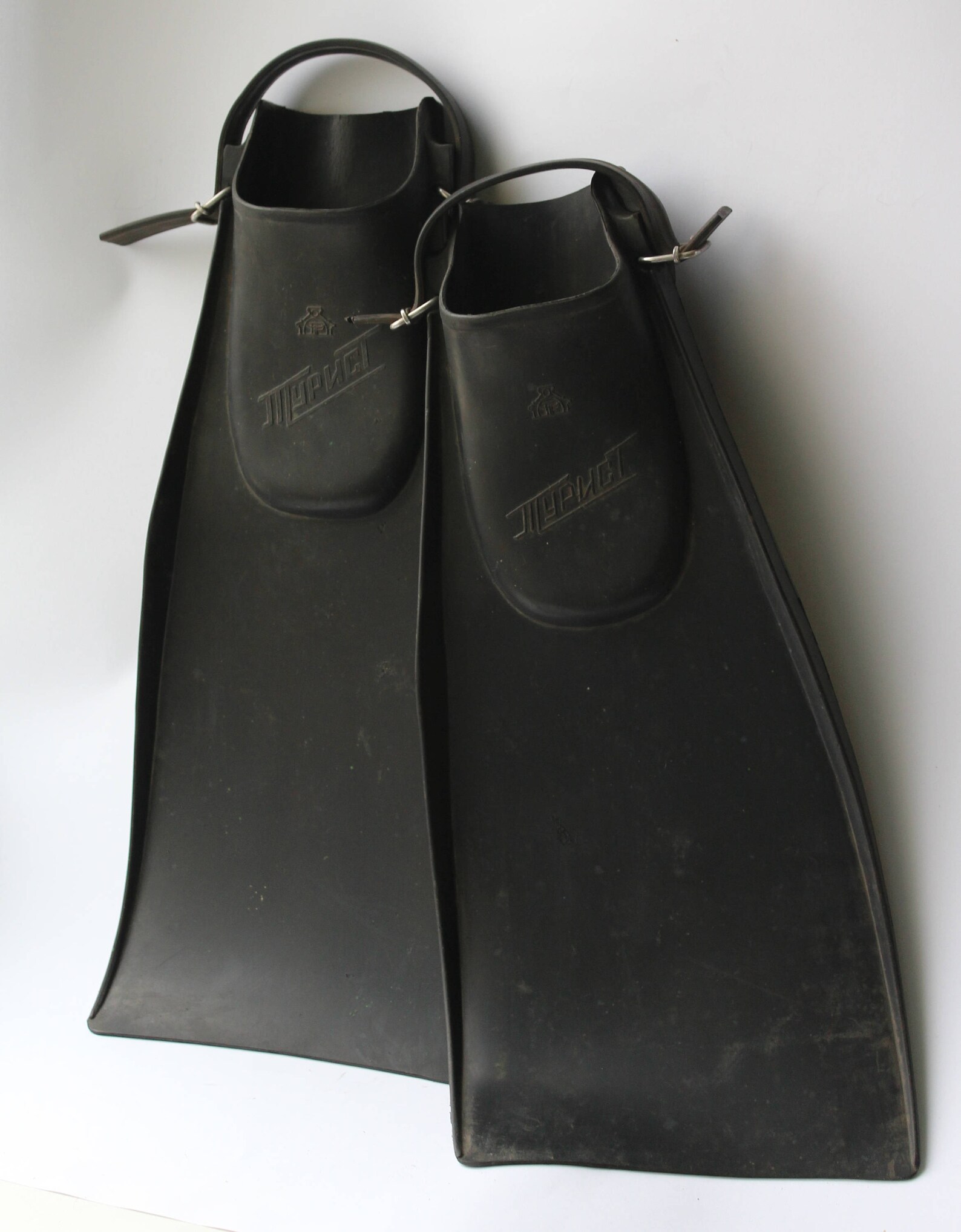 Soviet Rubber Flippers Vintage Black Rubber Flippers Diving | Etsy
