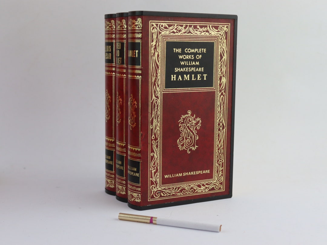 Vintage Musical Cigarette Dispenser William Shakespeare Hamlet Books ...