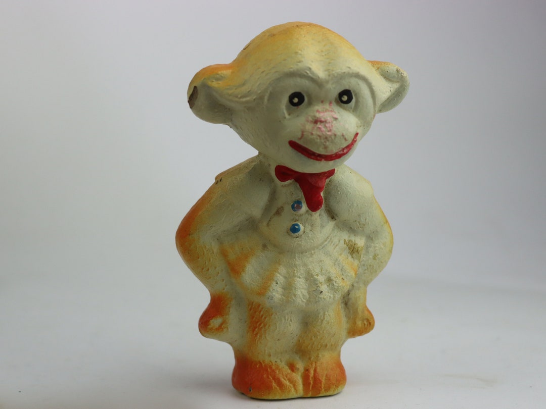 Rare Toy Soviet Rubber Monkey. Vintage Toy. Soviet Vintage. USSR Doll ...