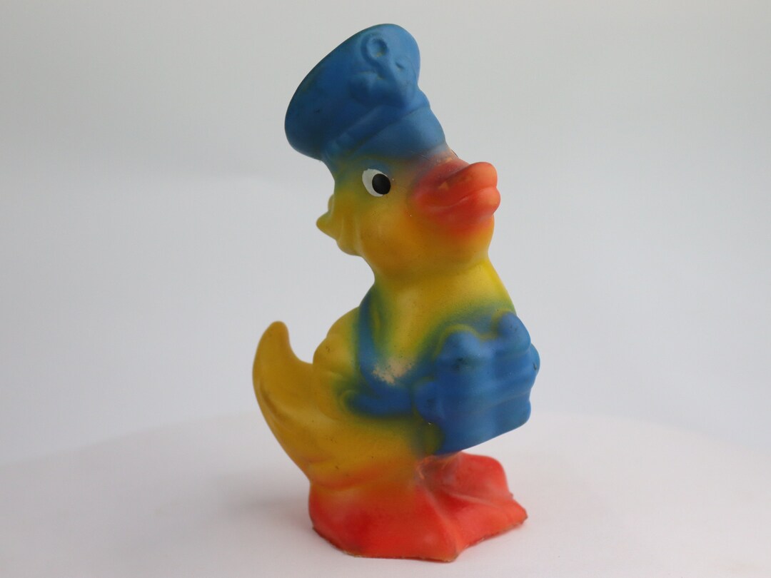 Rare Soviet Rubber Duckling Sea Captain With Binoculars. Duck Sea ...