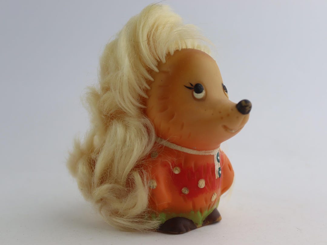 Very Rare Soviet Rubber Toy Hedgehog. Made in Ussr Doll Hedgehog With ...