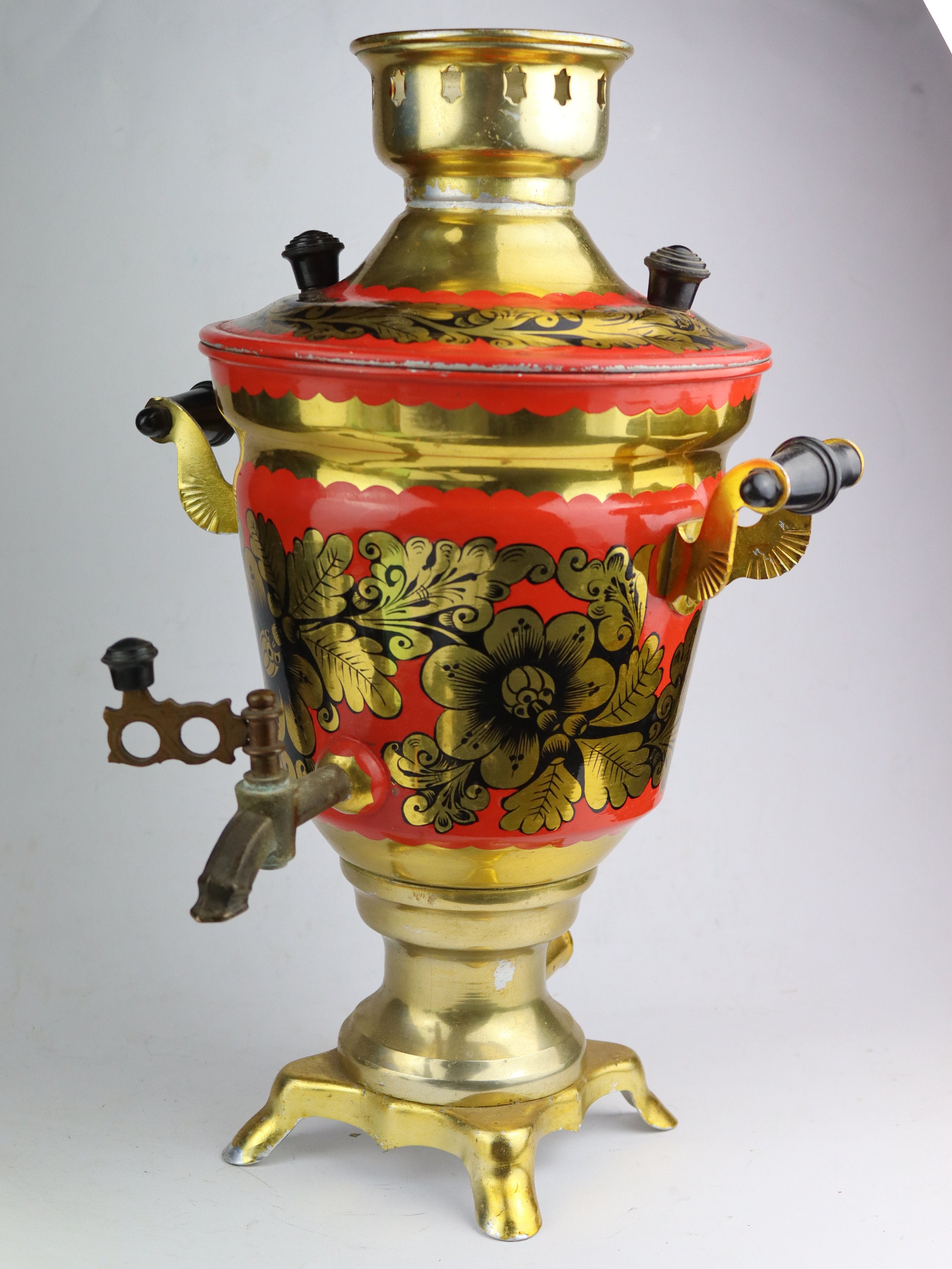 1981 Soviet Hand-painted Samovar. Soviet Samovar. Hand-painted - Etsy