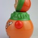 Rare Middle Orange Roly-poly. Soviet Roly-poly. Nevalyashka - Etsy