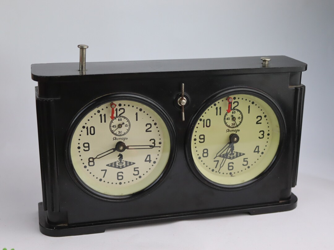 Chess Clock, Chess Timer, Vintage Soviet Bakelite Chess Clock ...