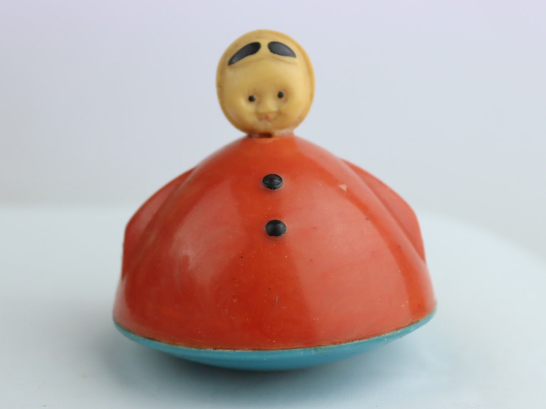 6.5 Cm Very Rare Soviet Miniature Celluloid Roly Poly. Very Old Roly ...
