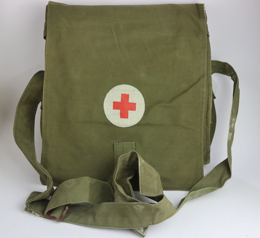 Soviet Military Medical Bag. Khaki Bag. Red Army Soviet Military ...