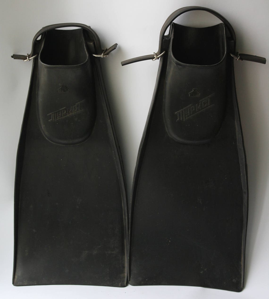Soviet Rubber Flippers Vintage Black Rubber Flippers Diving | Etsy