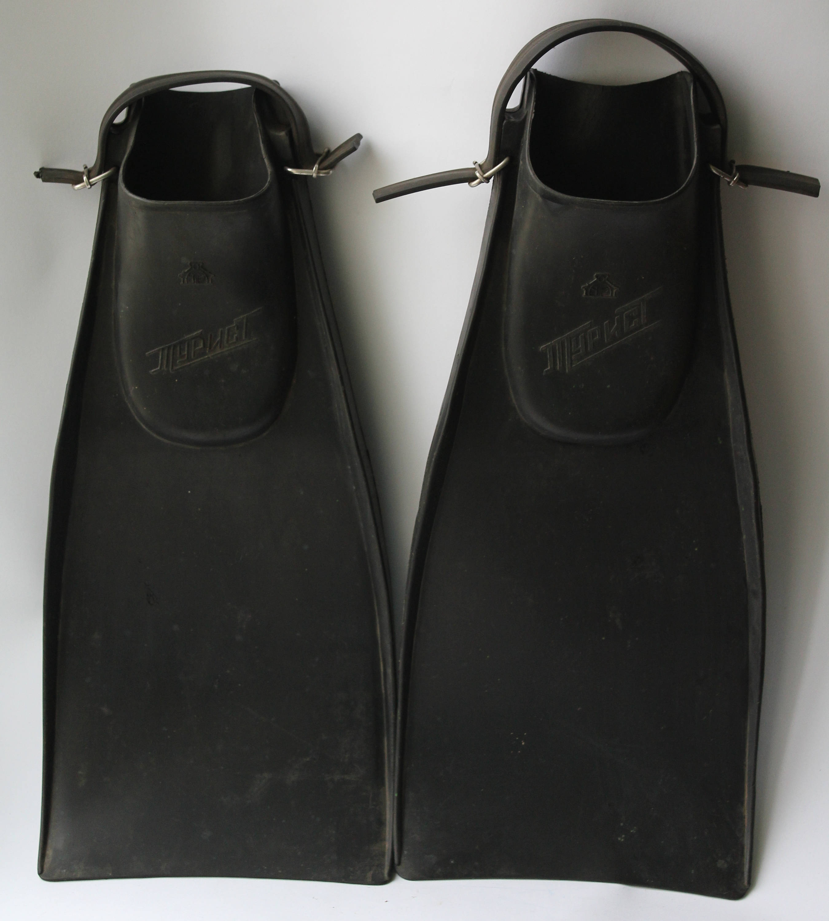 Soviet Rubber Flippers Vintage Black Rubber Flippers Diving | Etsy