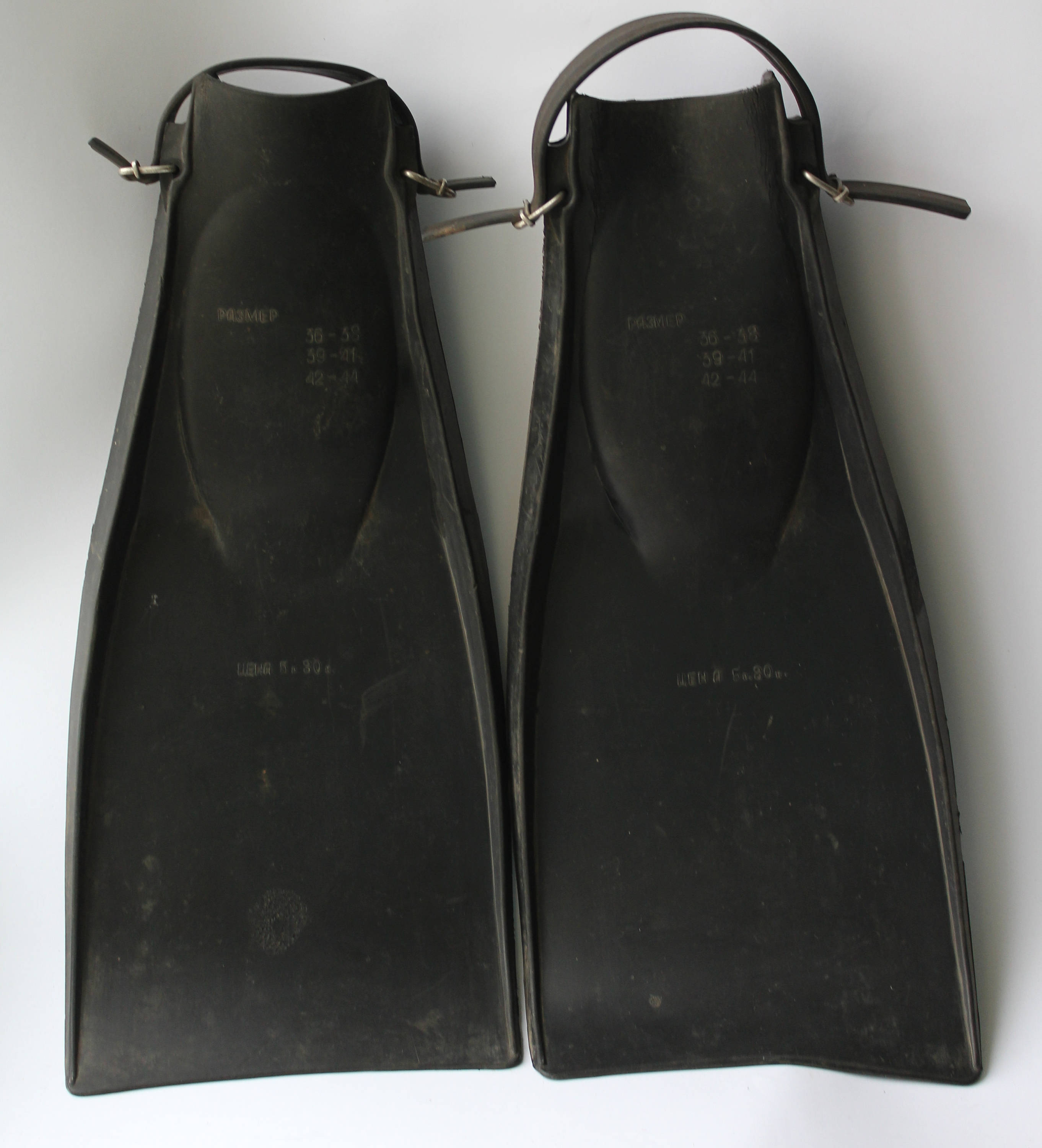 Soviet Rubber Flippers Vintage Black Rubber Flippers Diving | Etsy