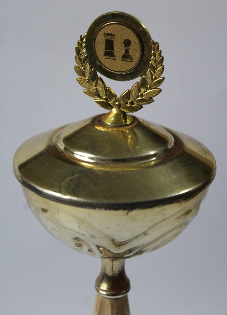 Chess Cup Vintage Chess Cup Transitional Chess Cup Sport | Etsy