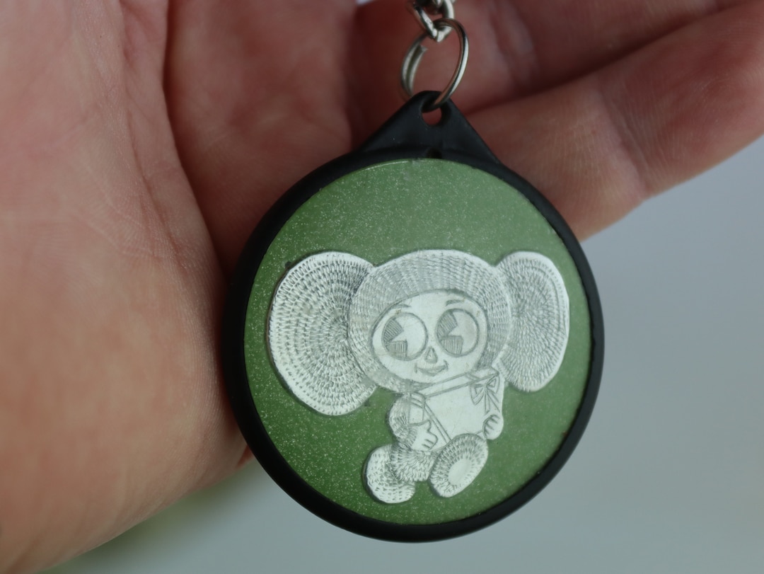 Very Rare Soviet Keychain Cheburashka and Gena Crocodile. Russia ...