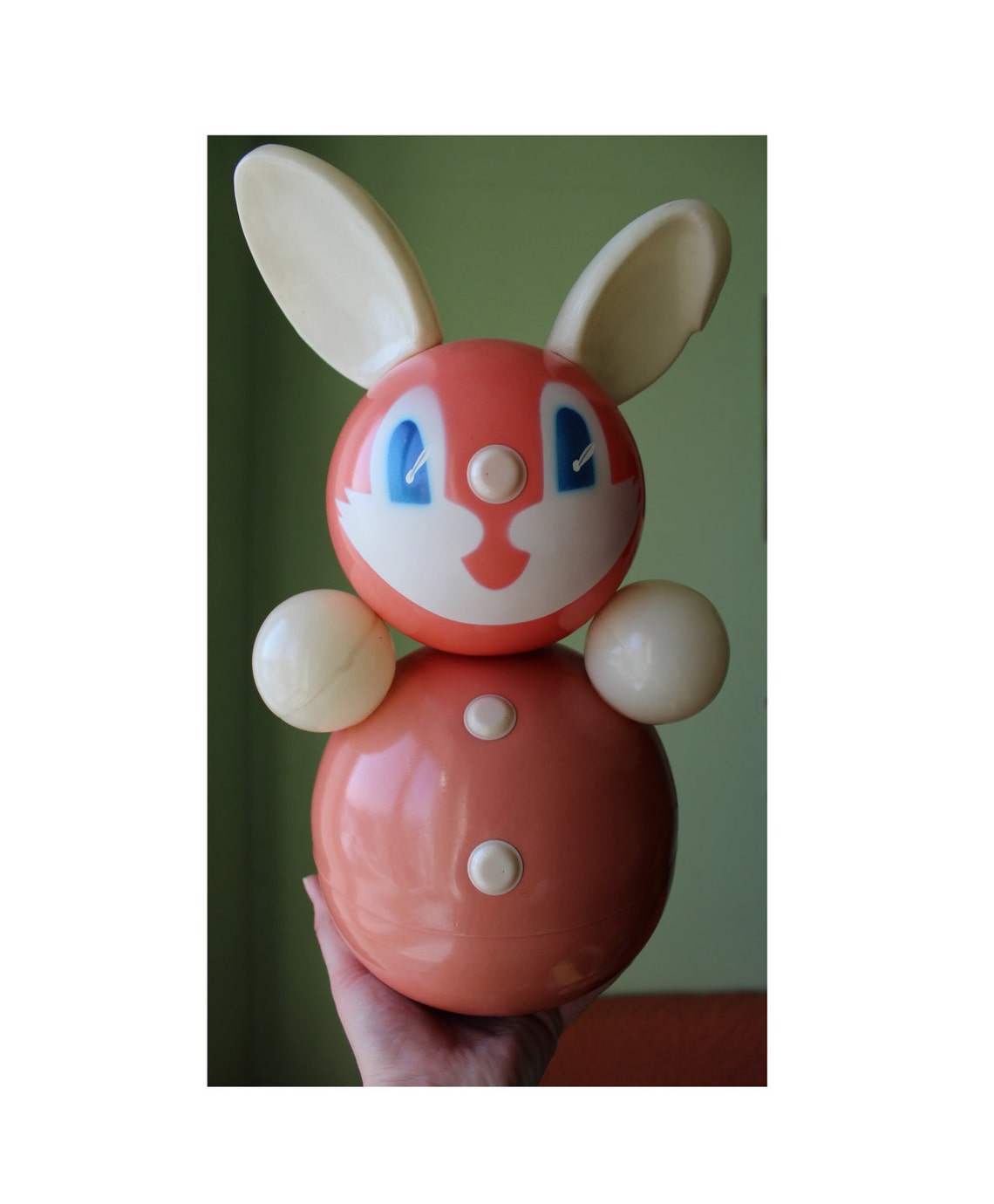 Big Soviet Roly-poly Rabbit. Soviet Roly-poly. Nevalyashka - Etsy