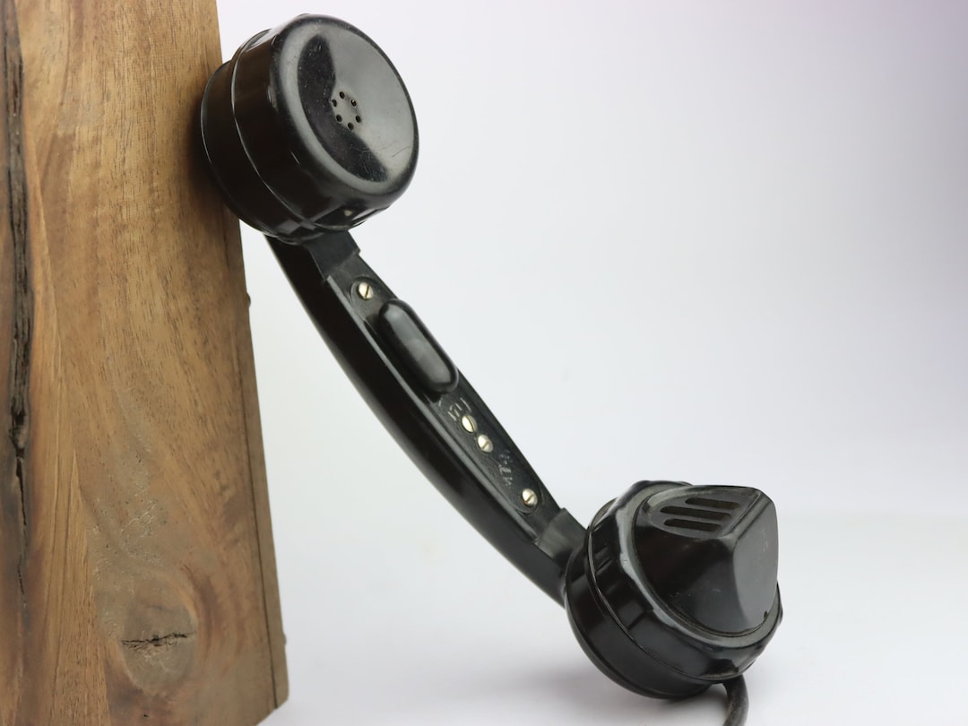 Soviet Bakelite Telephone Handset. Vintage Phone. Soviet Telephone ...