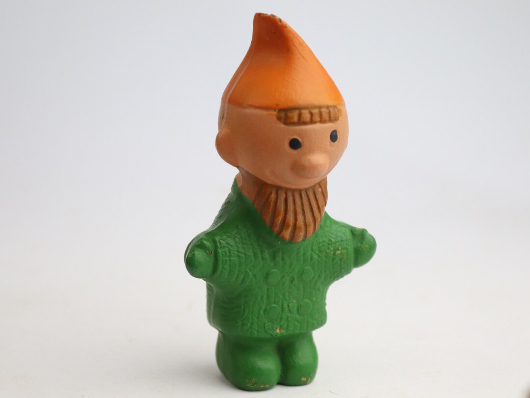 Vintage Rubber Gnome. Soviet Toy. Vintage Toy. Soviet Gnome. Gnome ...