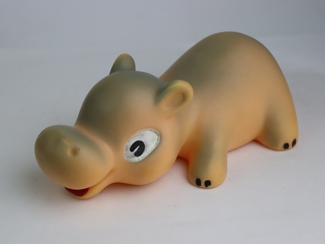 Soviet Rubber Hippo. Soviet Toy. Vintage Toy. Soviet Animals. - Etsy