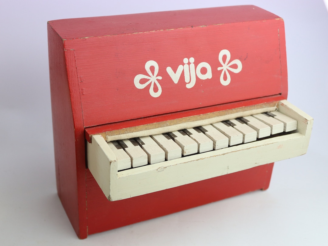 Soviet Piano Toy. Vintage Wooden Piano Toy. Grand Toy. Musical Toy ...