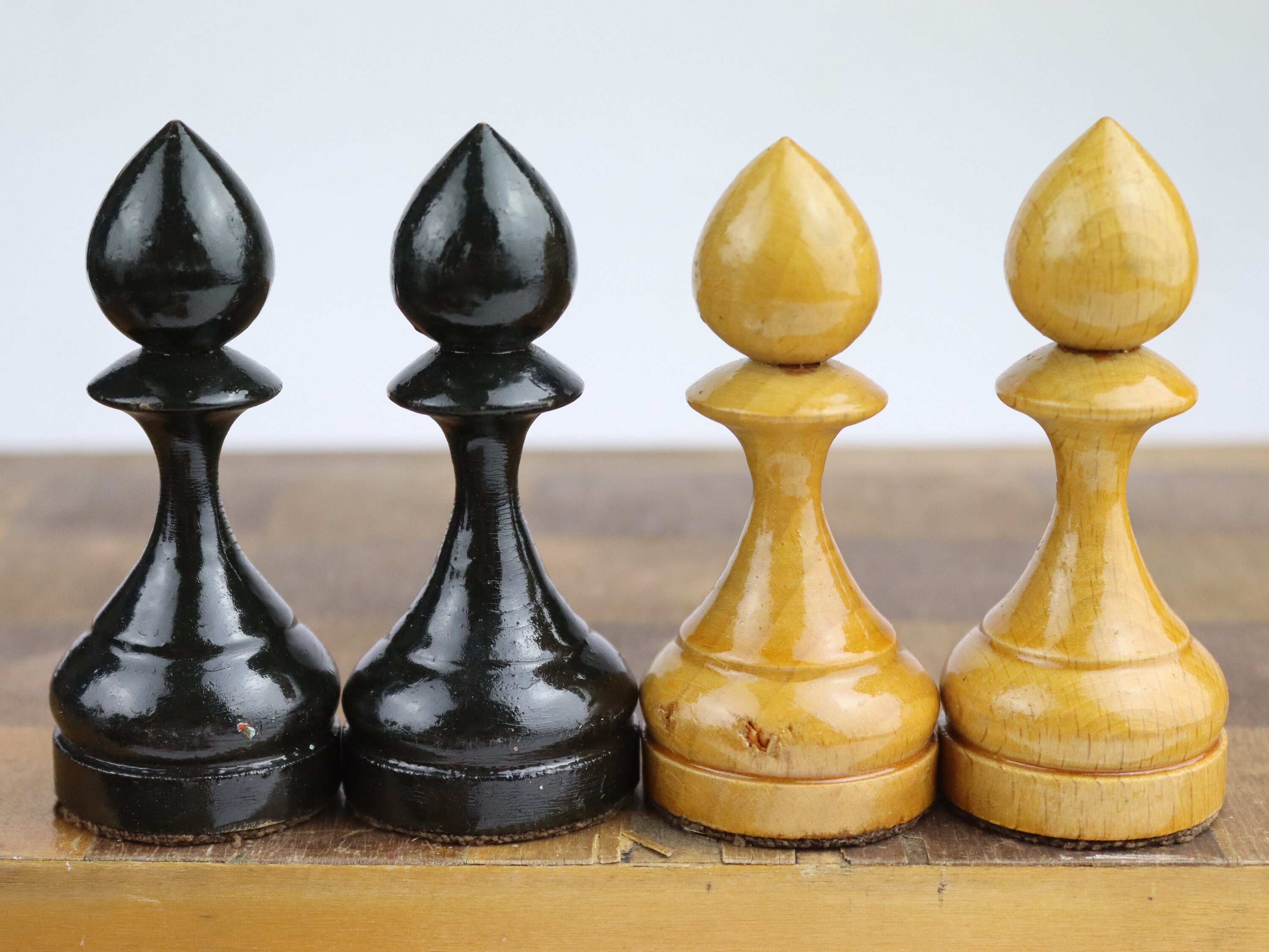 Soviet chess set Chess USSR Vintage chess Wooden chess set | Etsy