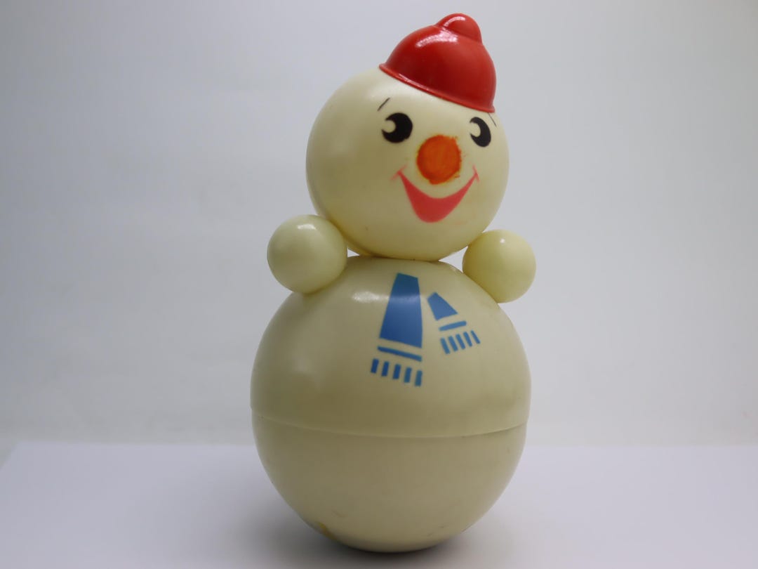 RARE! Soviet Musical Snowman Roly-poly . Nevalyashka. Snowman. Vintage ...