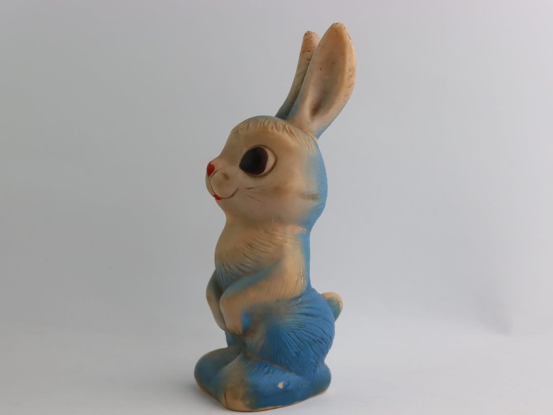 Rare Soviet Rubber Toy Bunny, Vintage Rabbit, Doll Baby Rabbit, Hare ...