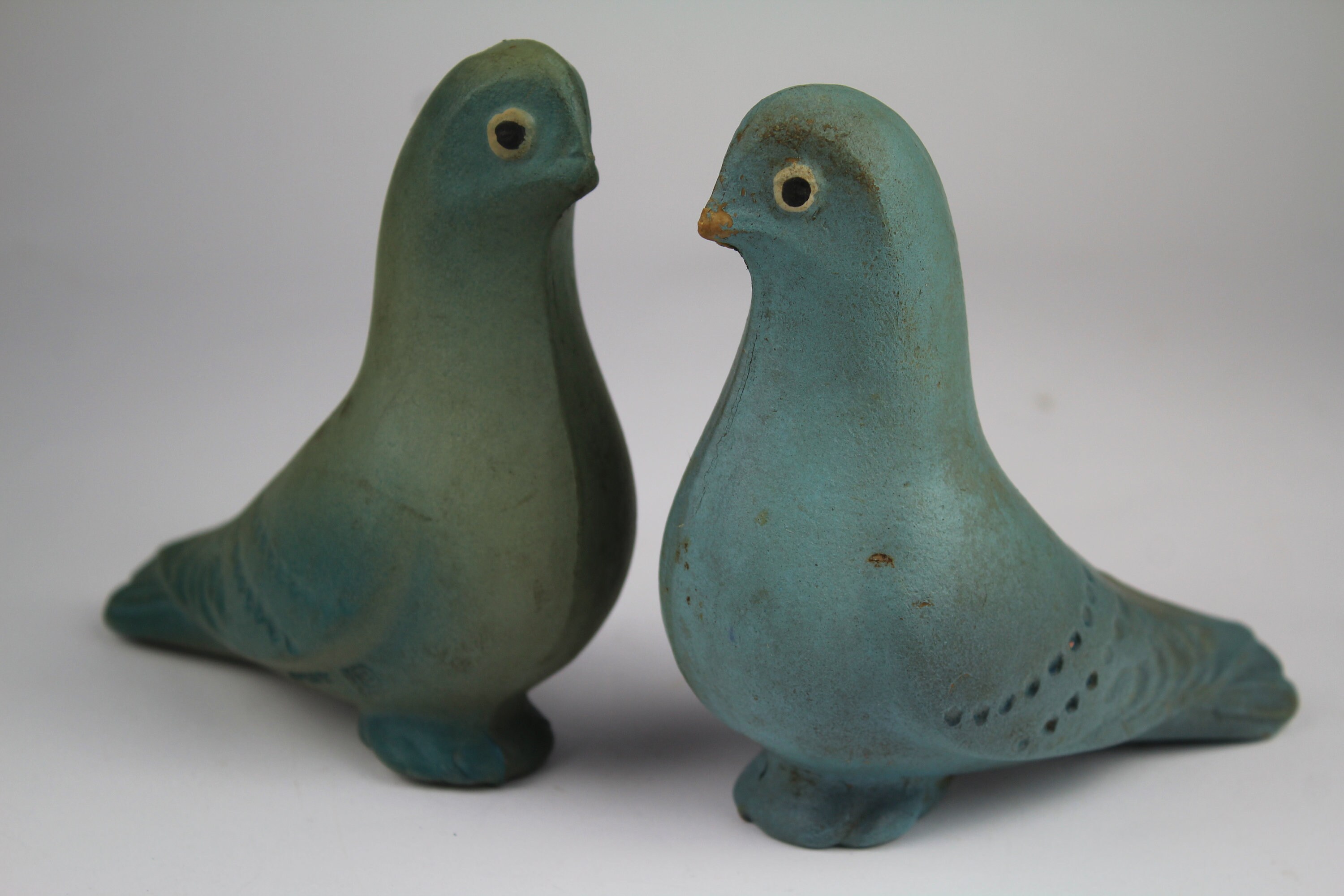 Pair of rare Soviet pigeons doveSoviet toy. rubber doll. | Etsy