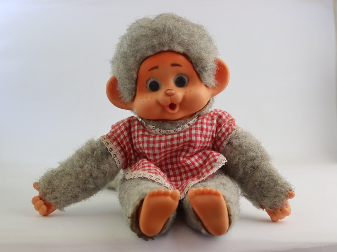 28 Cm Monchhichi Sekiguchi With Shifty Eyes. Vintage Monkey. Retro Toy ...