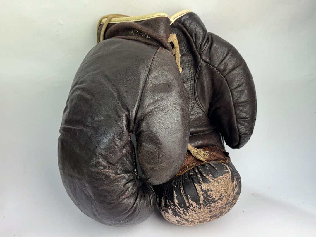 Soviet Boxing Gloves. Vintage Boxing Gloves. Leather Gloves. Leather ...