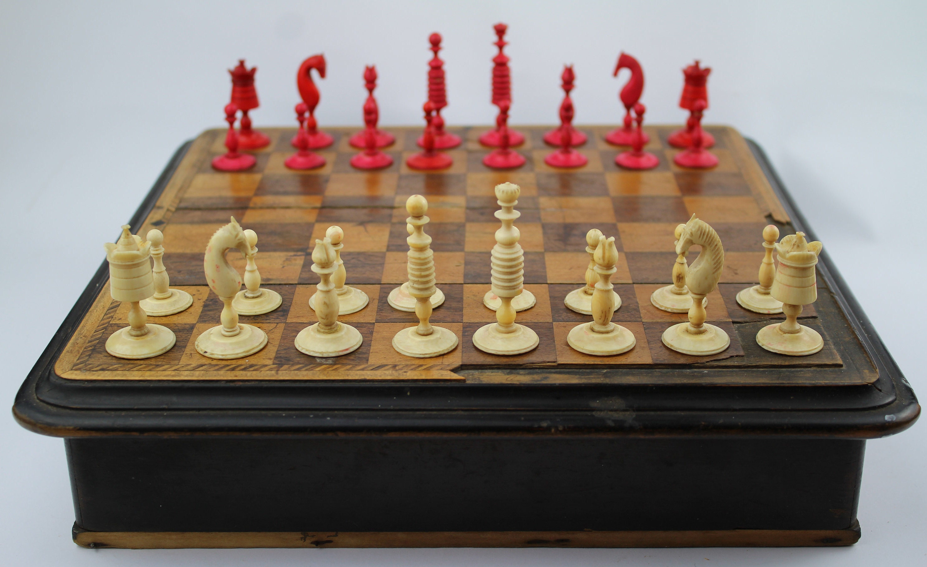 Rare Antique Chess Set Small Chess Set Antique Chess Set - Etsy