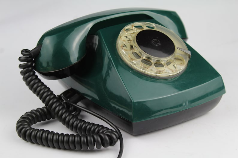 Soviet Phone 1980. Desk Phone. Rotary Phone. Disk Phone. Old - Etsy