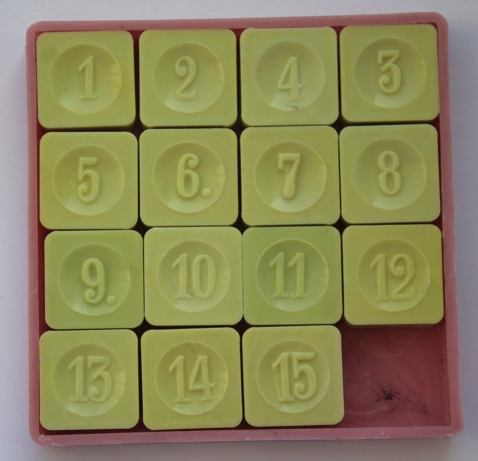 Soviet Logic Game 15 Vintage Game 15 Puzzle Sliding Number - Etsy