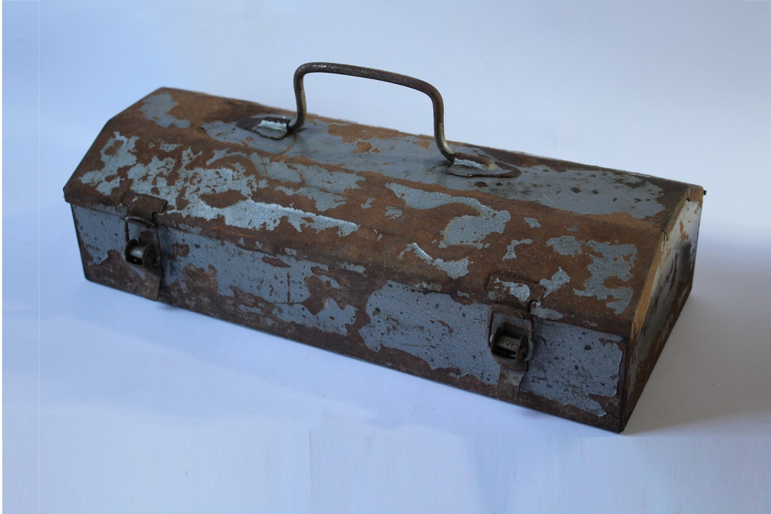 Vintage Metal Tool Box. Tool Holder. Tool Keeper. Tool Box. Soviet ...