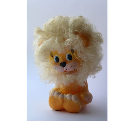 Rare Soviet Rubber Lion. Soviet Rubber Lion. Soviet Toy. - Etsy