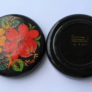 Soviet Hand Painted Box. Soviet Wooden Casket. Soviet Jewellery Box ...