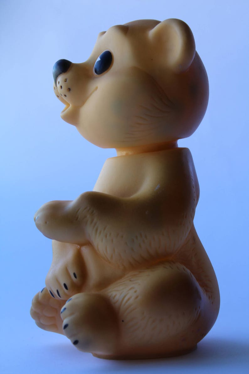 Soviet Rubber Bear. Soviet Toy. Vintage Toy. Soviet Bear. - Etsy