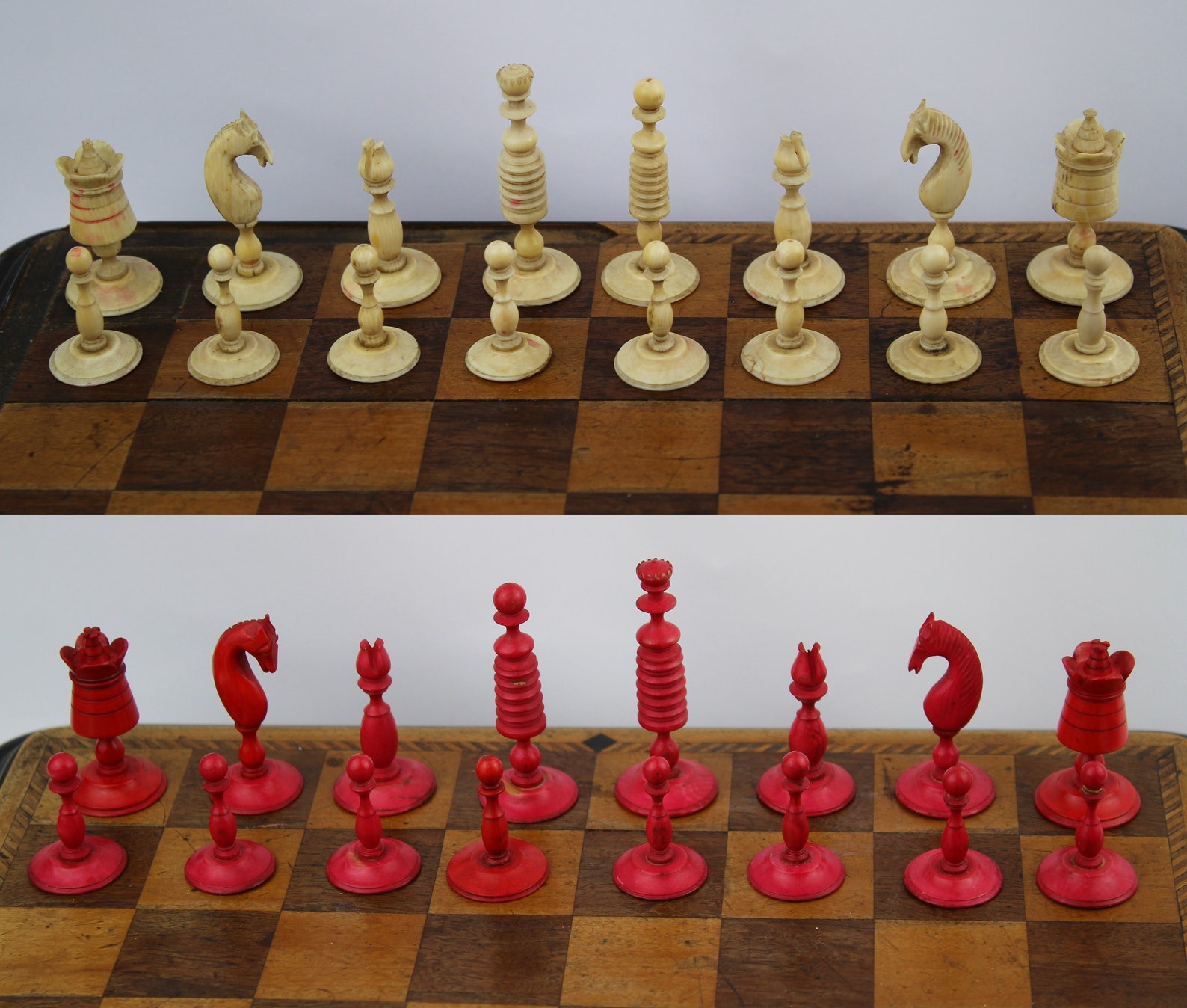 Rare Antique Chess Set Small Chess Set Antique Chess Set - Etsy