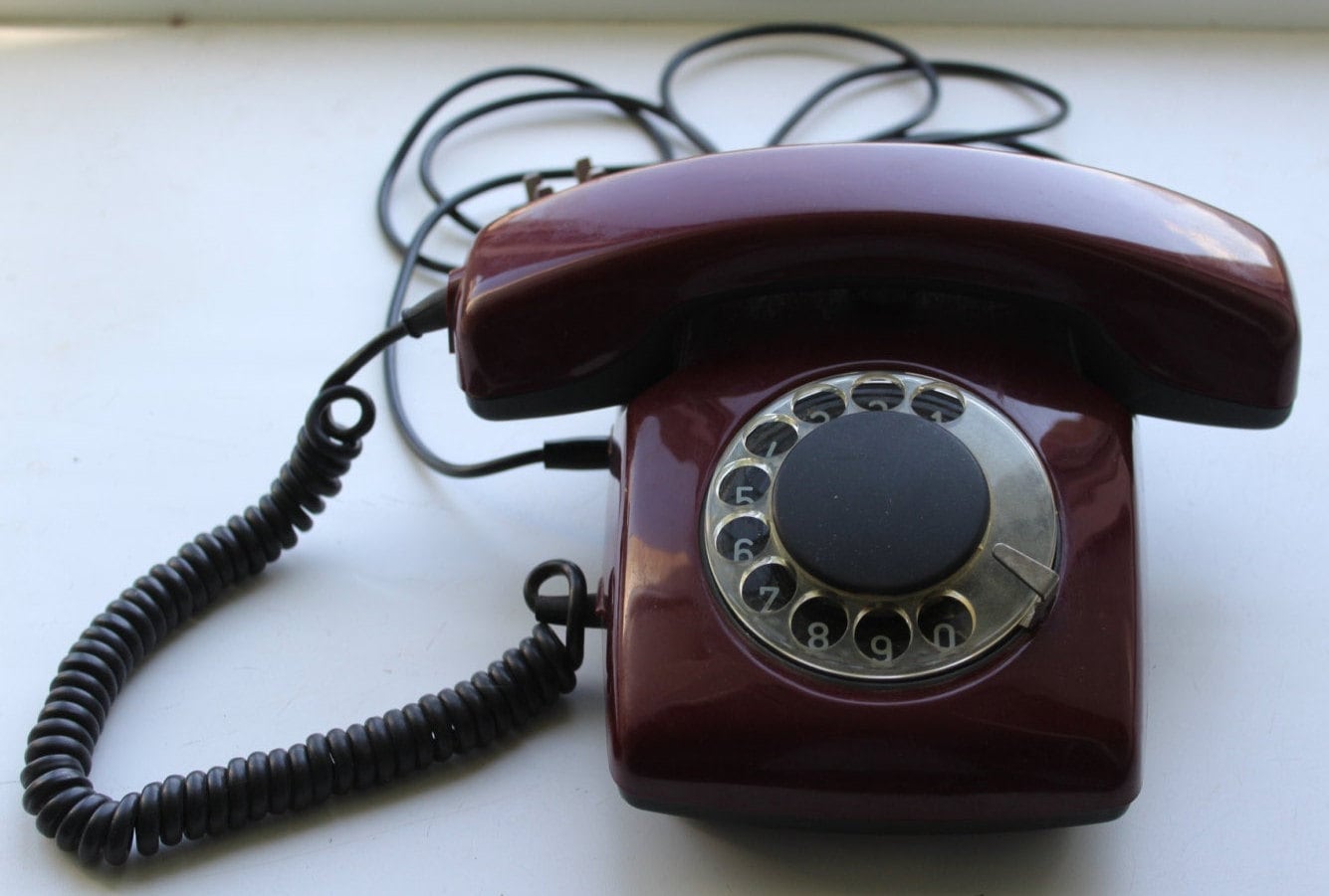 Soviet Phone. Desk Phone. Rotary Phone. Disk Phone. Cherry | Etsy