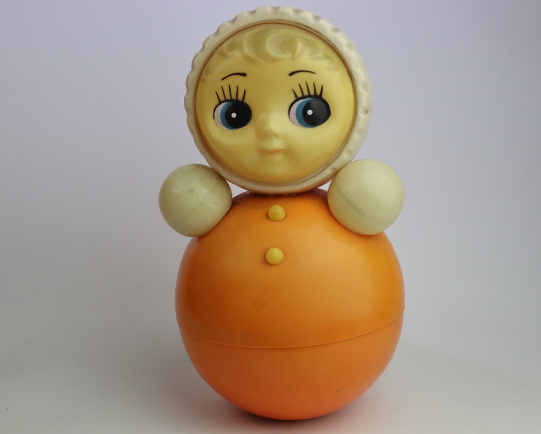 Rare Middle Red Roly-poly. Soviet Roly-poly. Nevalyashka USSR 60's ...
