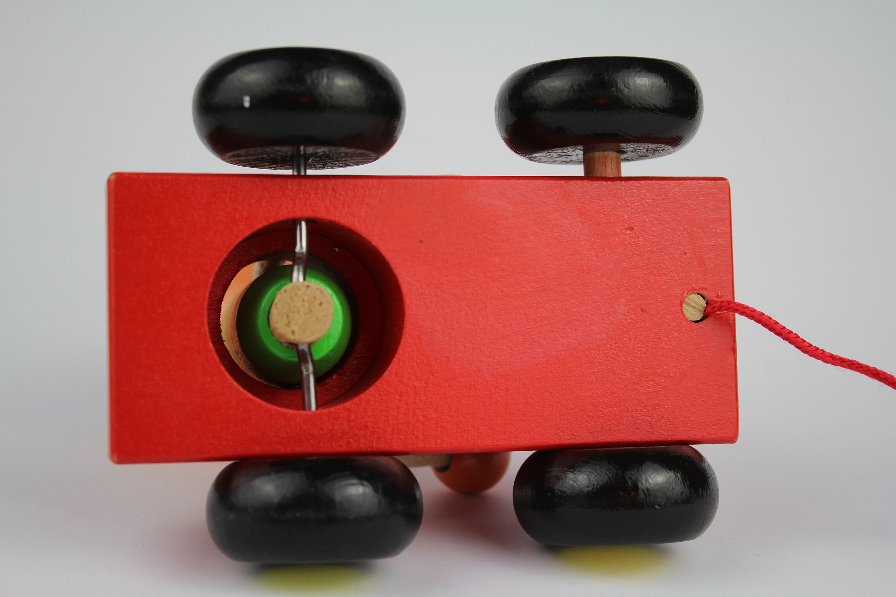 Rare Wooden Soviet Rolling Toy Little Man in the Car. Vintage - Etsy