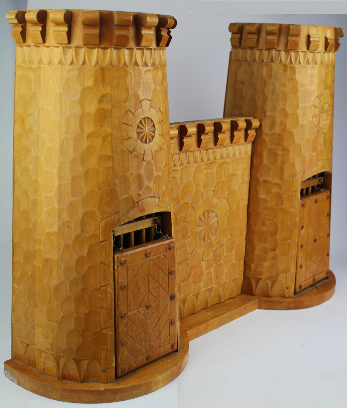 1983 Big vintage wooden castle soviet fortress wood | Etsy