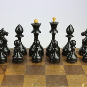 Soviet Chess Set, Chess USSR, Vintage Chess, Wooden Chess Set ...